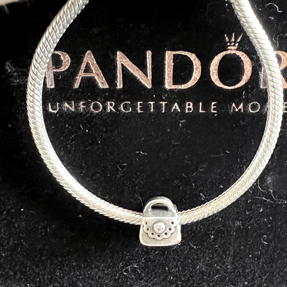 Pandora | Jewelry | Pandora Purse Cz Charm Retired | Poshmark